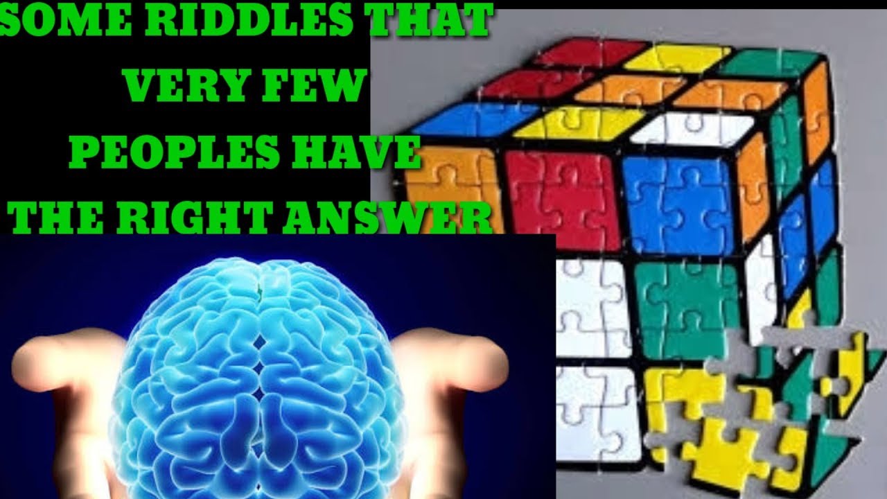 Some riddles that will test your brain power - YouTube