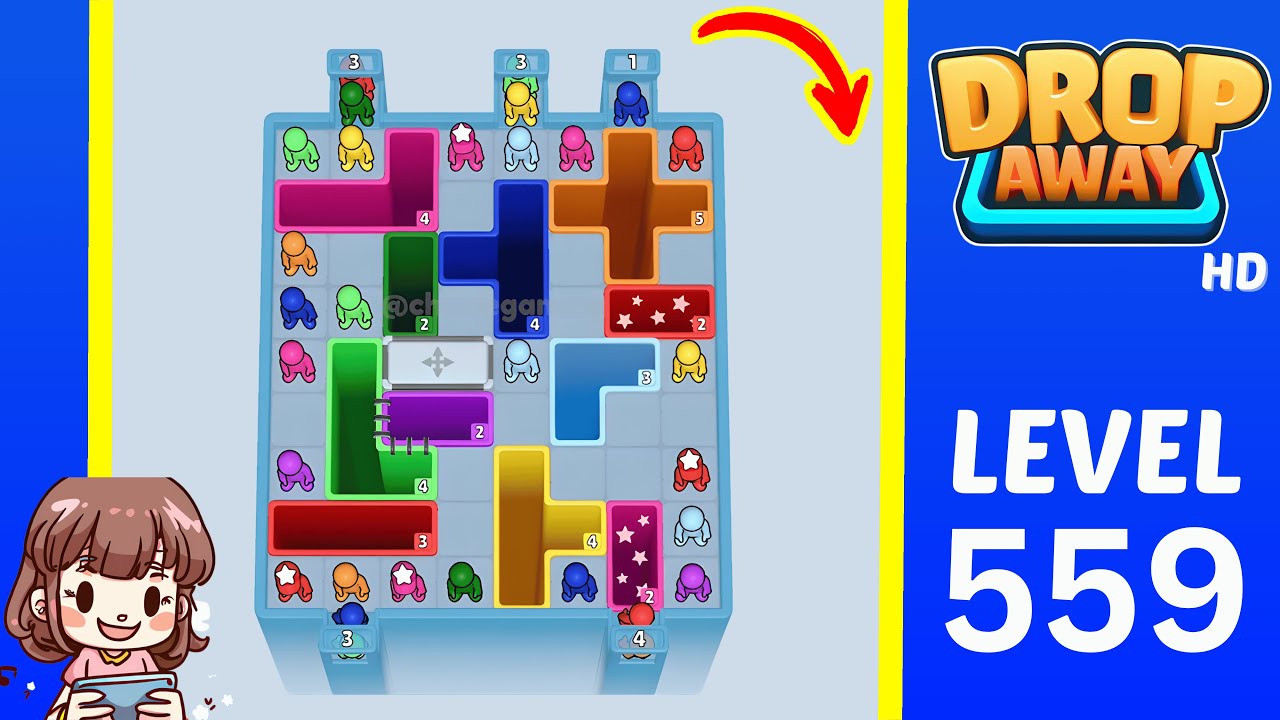 Drop Away Level 559 Solution Walkthrough - YouTube