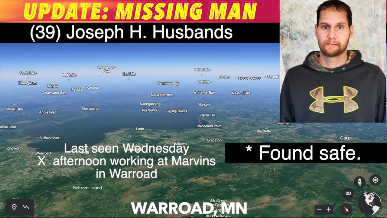 UPDATE: Missing Man In Northern Minnesota - YouTube