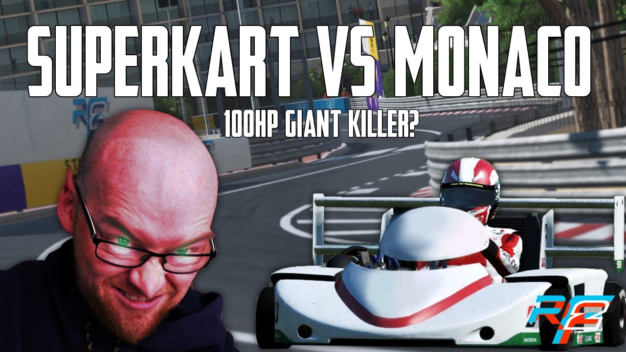 Superkart Vs Monaco! The 100hp 250cc 2-stroke Giant Killer - YouTube