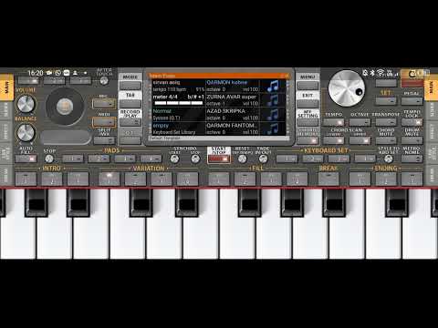 hezin ifasi. sintezator mahni #piano #sintezator #song