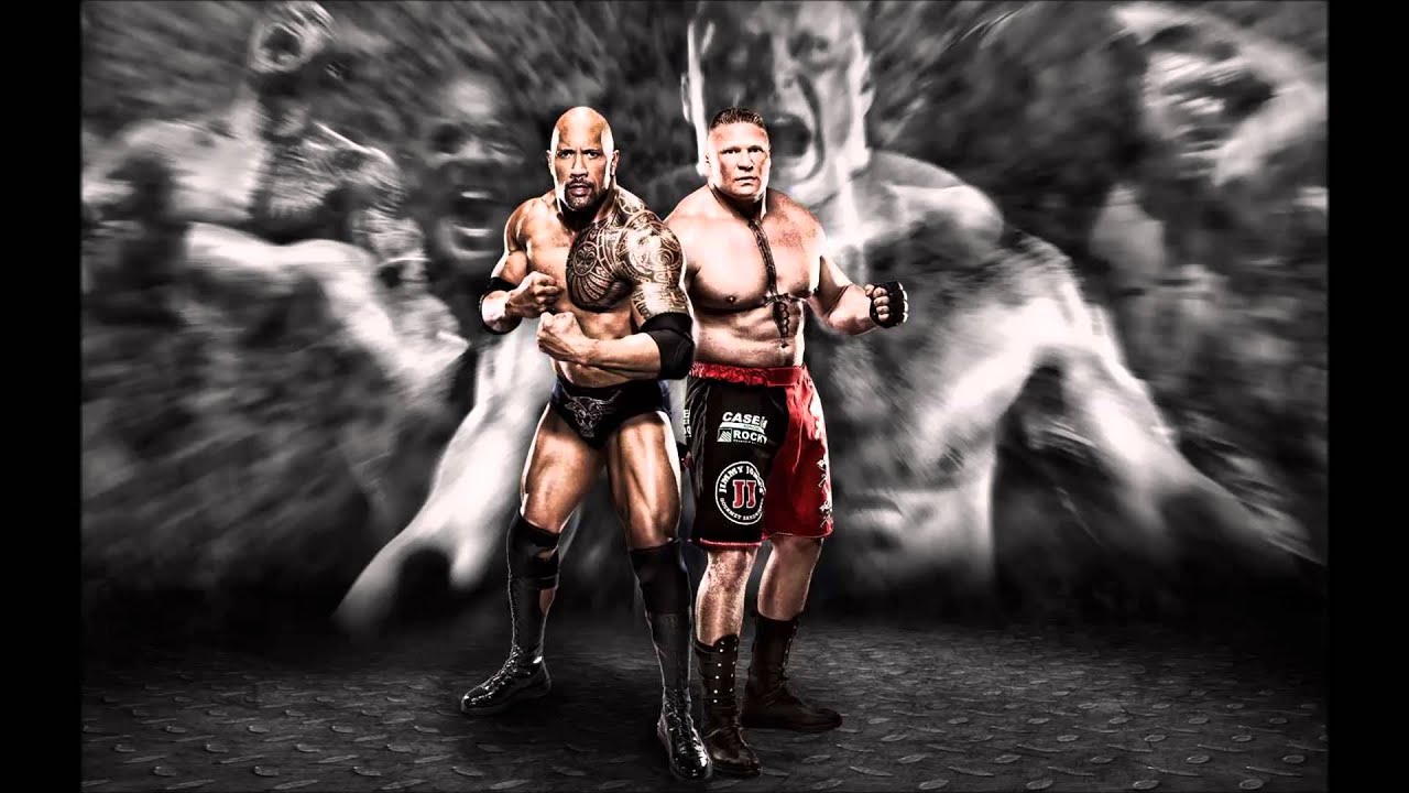 The Rock and Brock Lesnar 'Rock'n Brock Connection' (WWE Themes) Mashup ...
