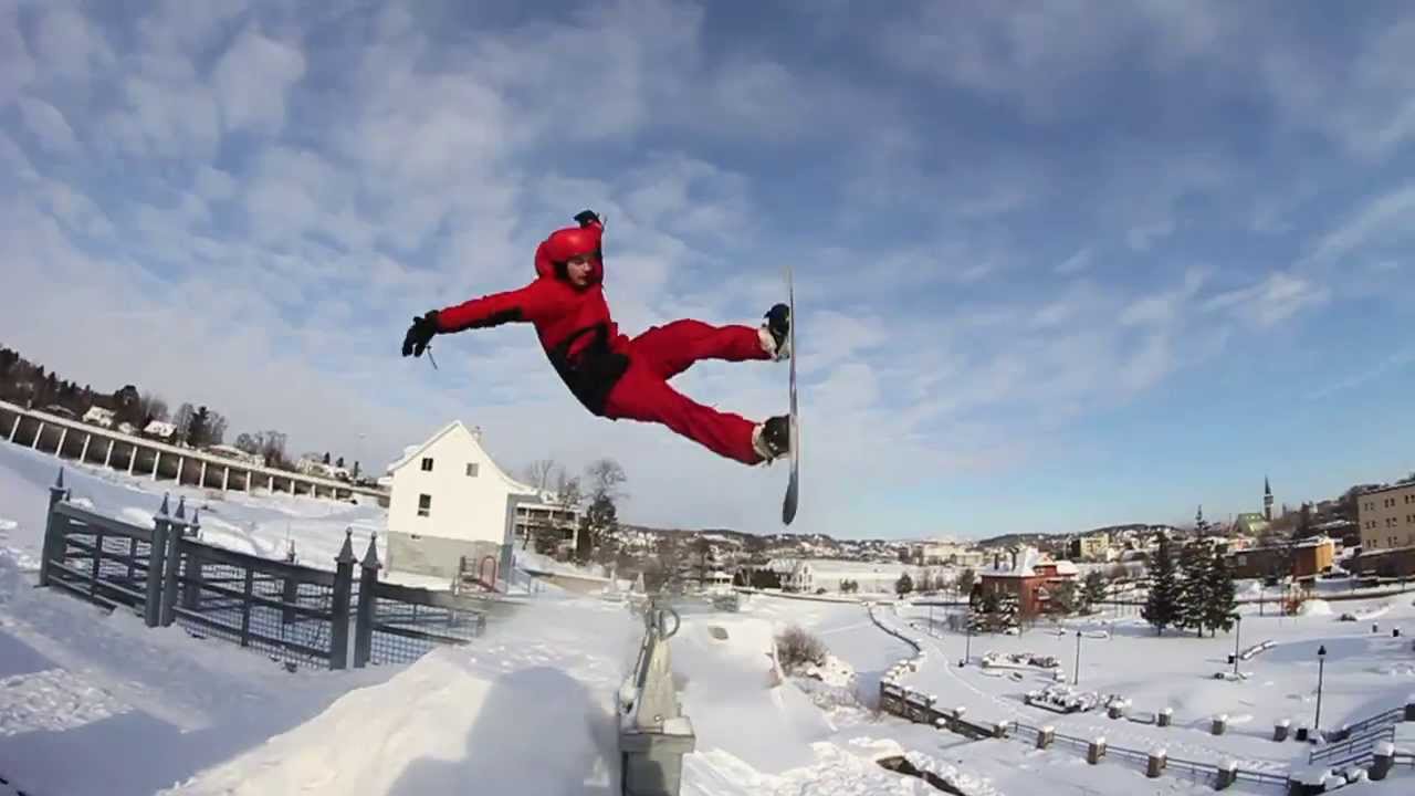 Epic snowboard fail - YouTube