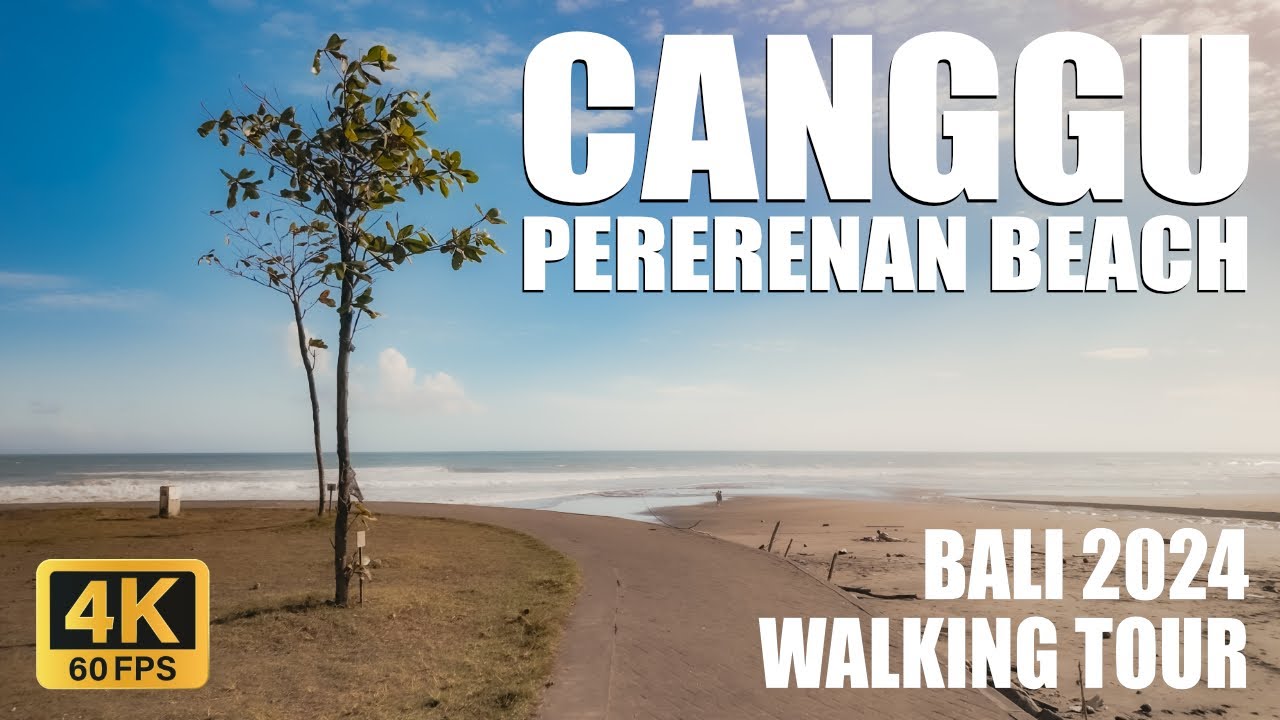 BALI 4K Beach Walk | Pererenan to Canggu Walking Tour - YouTube