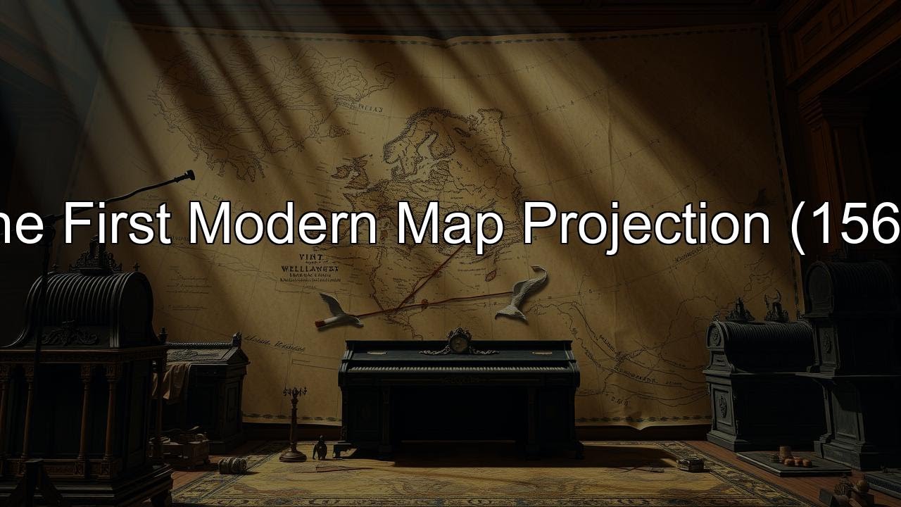 The First Modern Map Projection (1569) - YouTube