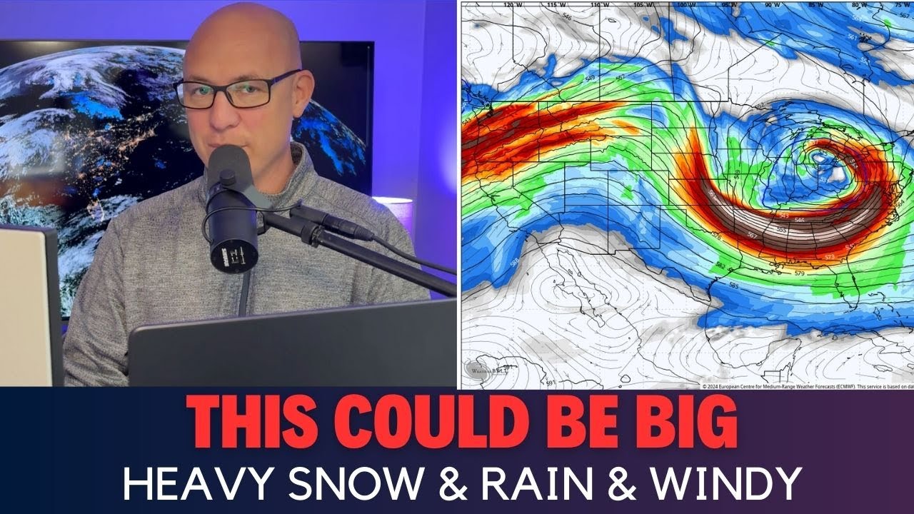 A complex weather setup for snow, wind, and rain - YouTube