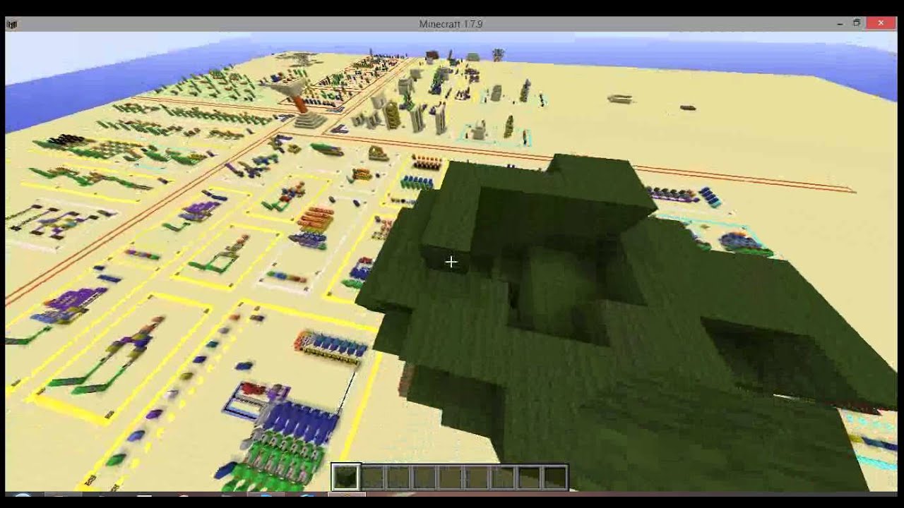 MINECRAFT BUILD STATUE OF LIBERTY ( part 3/5) - YouTube