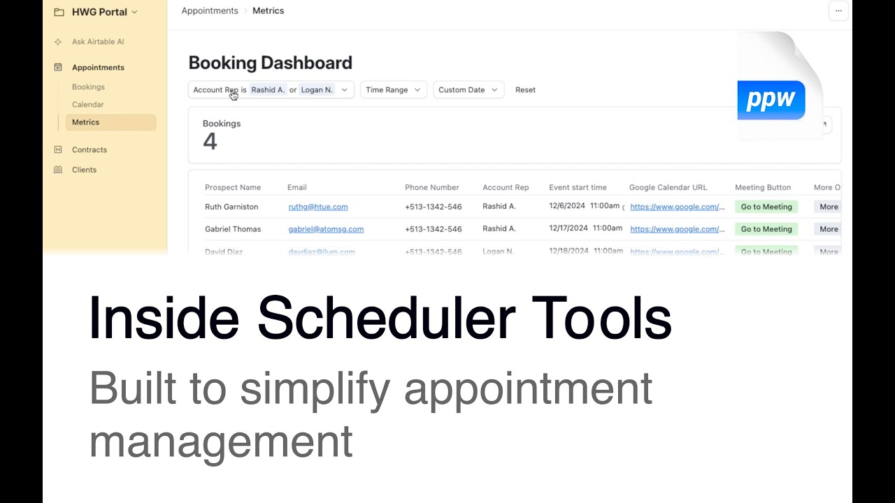 Scheduler Tools: Organized Scheduling for Teams and Clients - YouTube