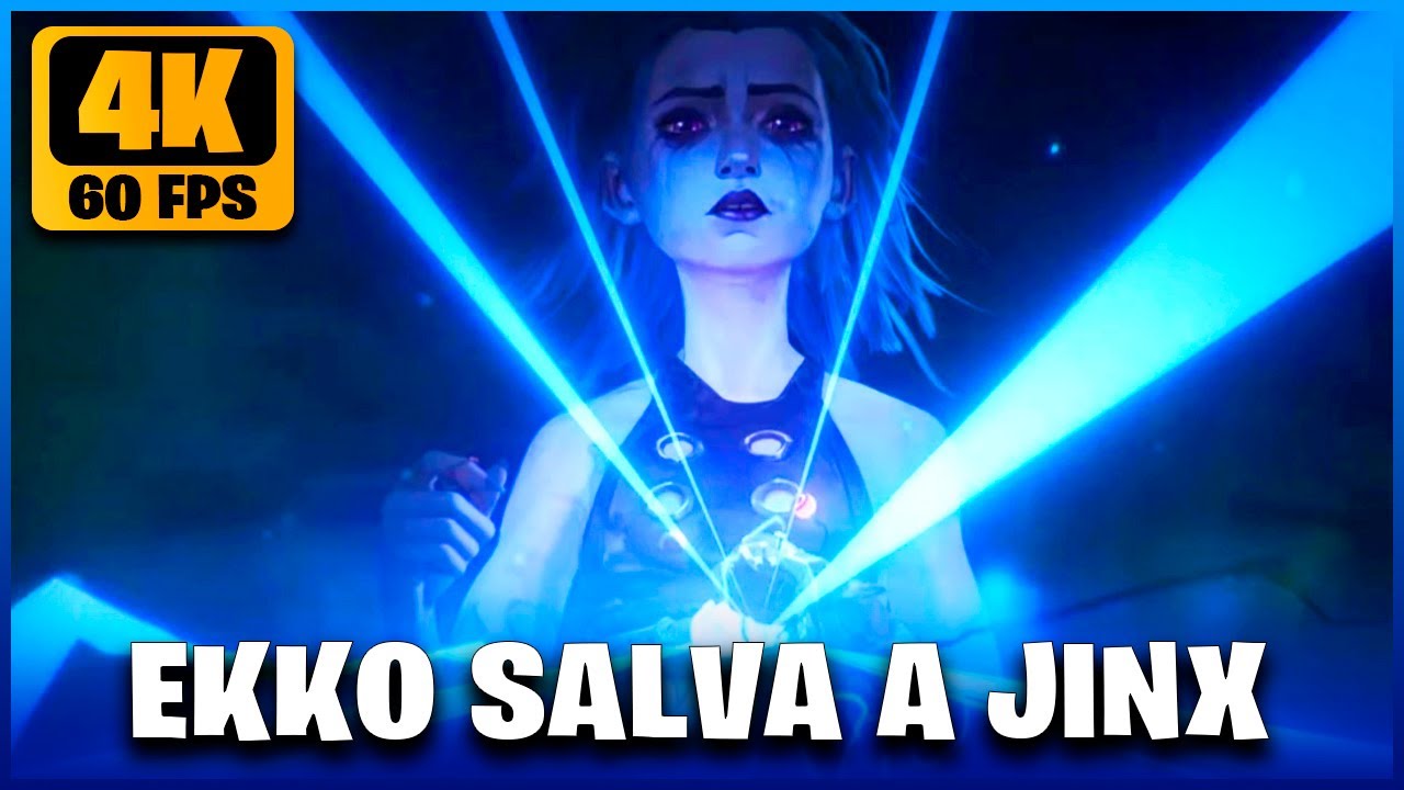 Ekko salva a Jinx - Arcane Temporada 2 Español Latino 4K 60 FPS - YouTube