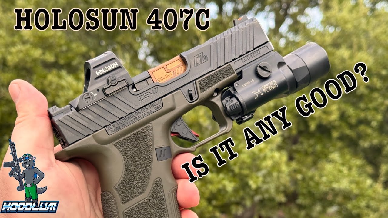 Review: Holosun 407C- X2. The Best Cheap & Affordable Red Dot On The ...