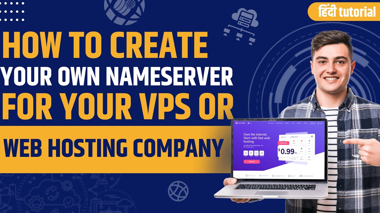 How To Create Your Own Nameserver For Your Vps Or Web Hosting Company Youtube