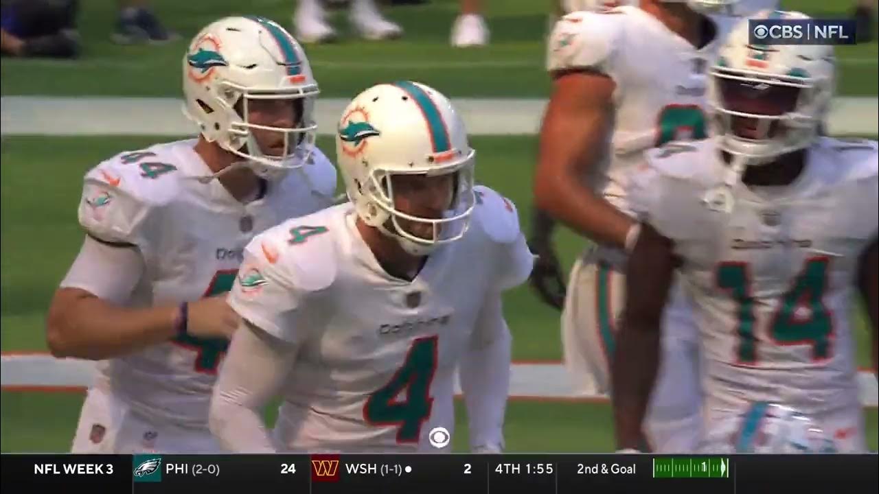The Dolphins 'Butt Punt' vs Bills - YouTube