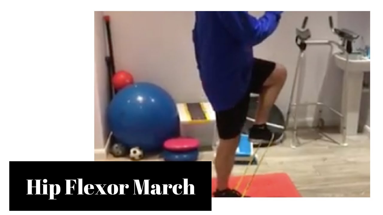 Hip Flexor Marching Drill - YouTube