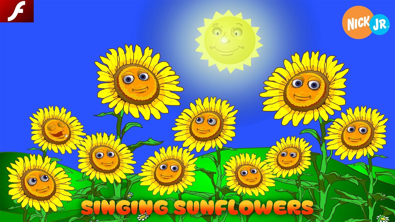 Nick Jr's ClickJr's Singing Funflowers (Flash) - Nick Jr. Games - YouTube