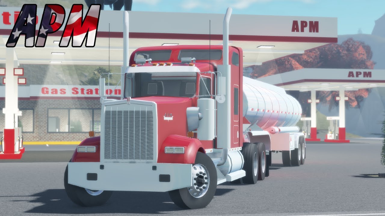 Trucking with a Brand New Kenworth | Roblox American Plains Mudding ...