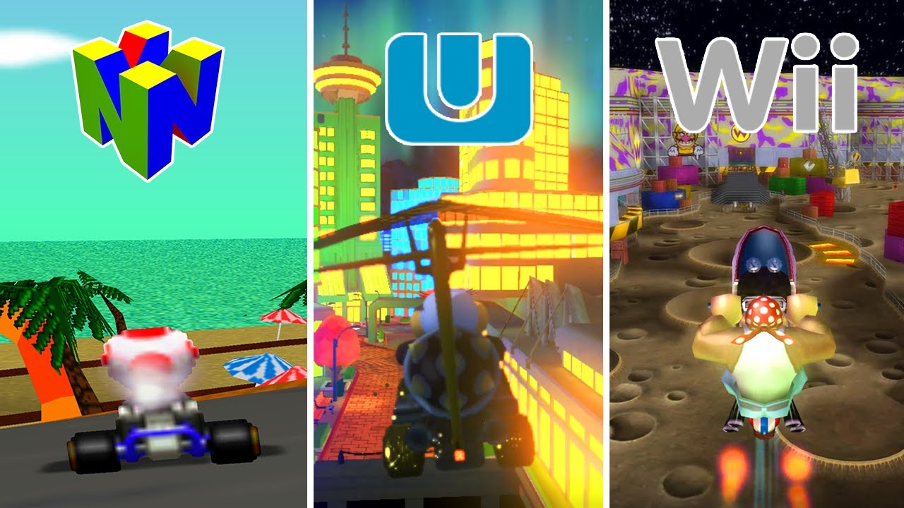 Custom Tracks Made in Different Mario Kart Games (MK8, MKW, MK64, MK7 ...