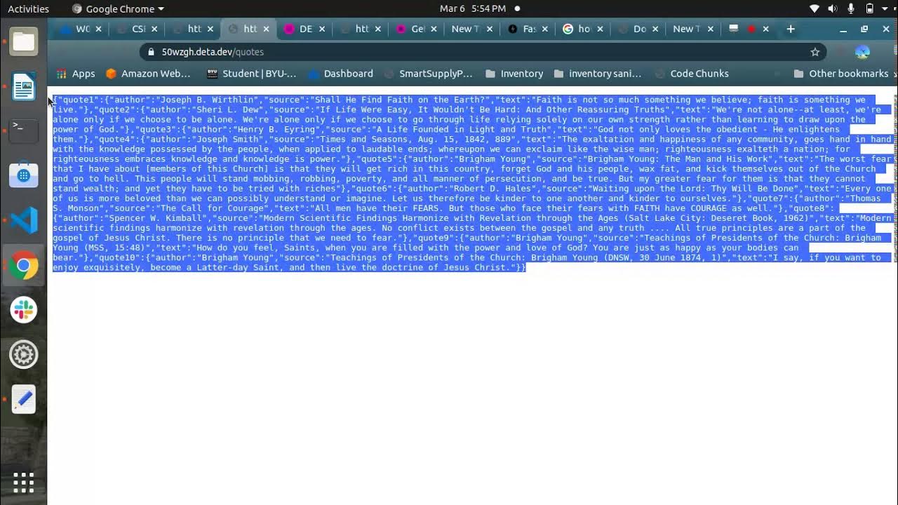 Powerful Quotes API Demonstration - YouTube