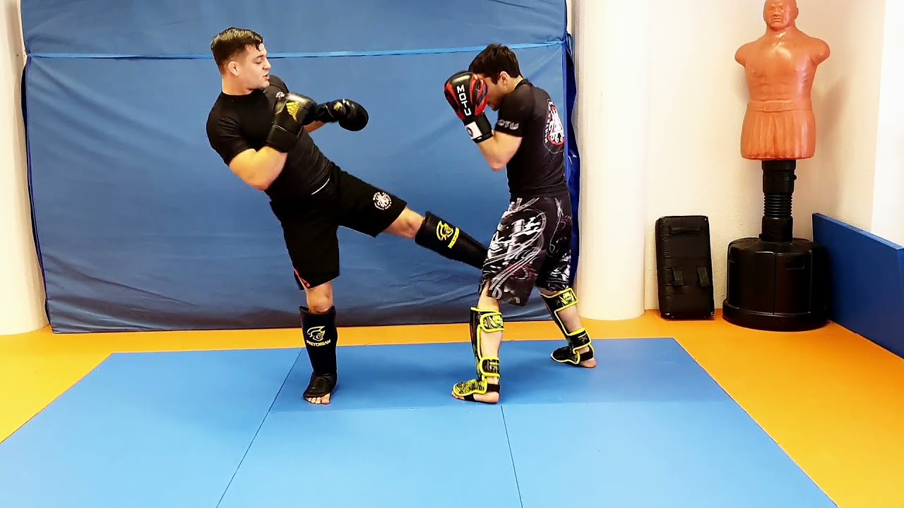 Inside LowKick - Inner Thigh Kick - Muay Thai Kickboxing 4 MMA Basics ...