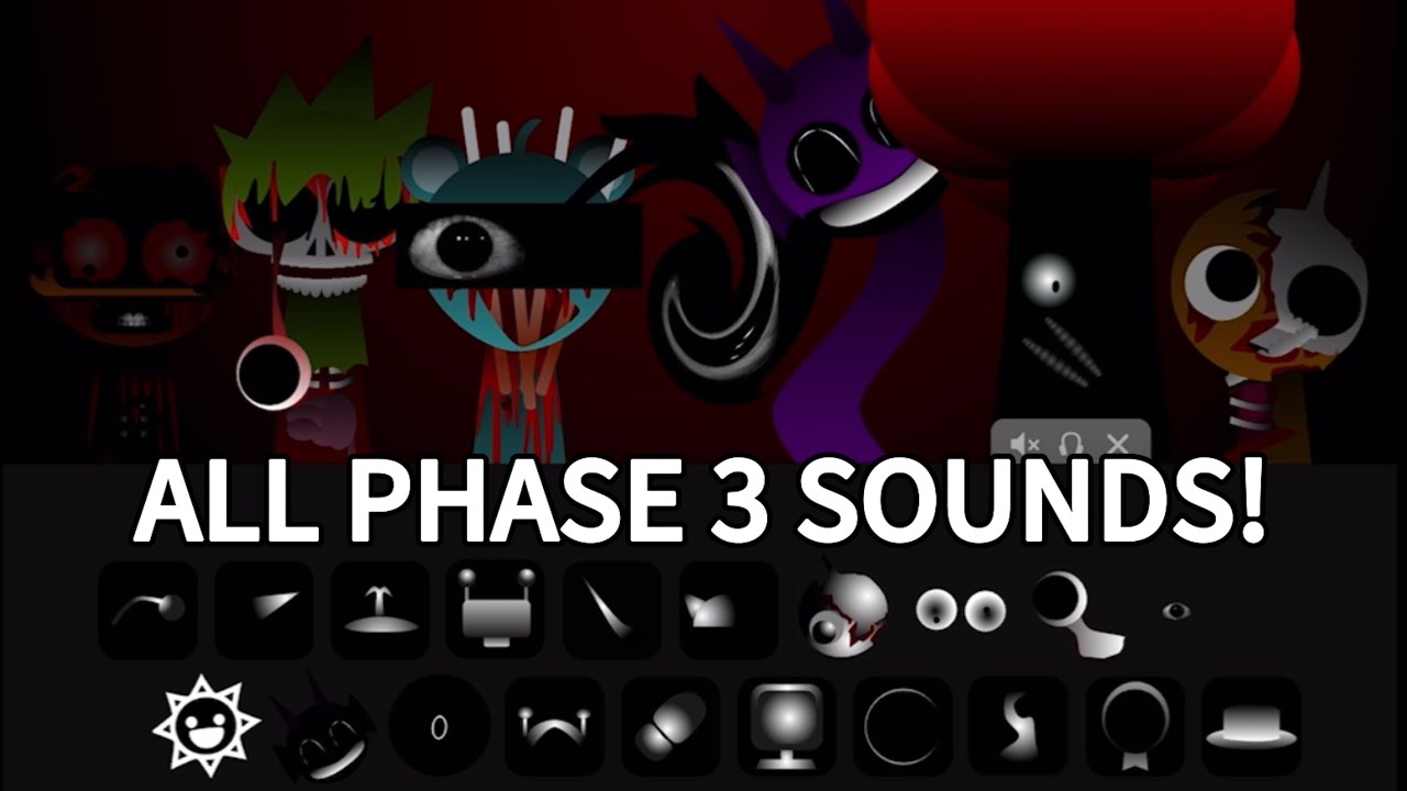 Sprunki Phase 3 - All Sounds + Custom Beat - YouTube