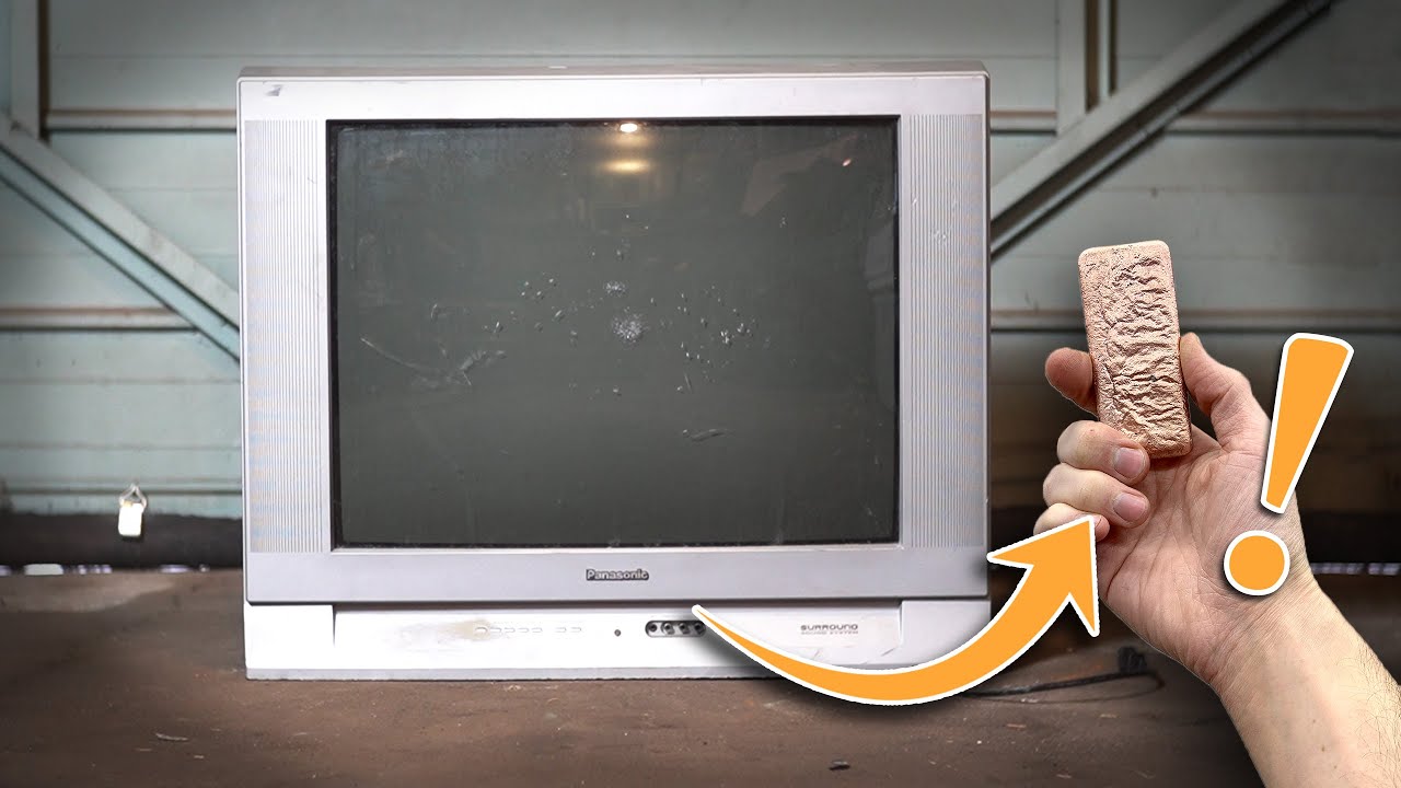 Scrapping a CRT TV for Copper and Pouring an Ingot! - YouTube