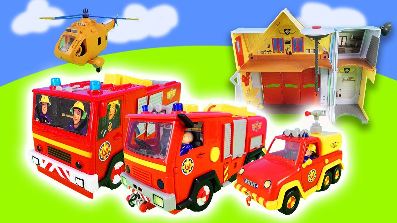 Rescue Missions with Fireman Sam | Fire Truck, Adventures, Fun - YouTube