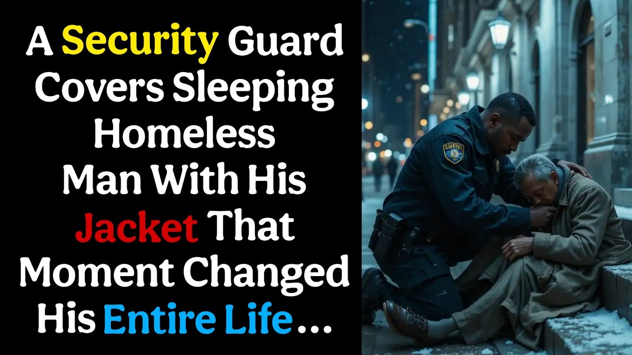 A Security Guard Covers Sleeping Homeless Man With His Jacket—That ...