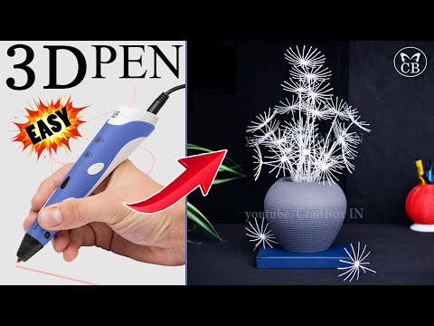 Easy 3d pen art for beginners | Home decor ideas simple paper craft ...