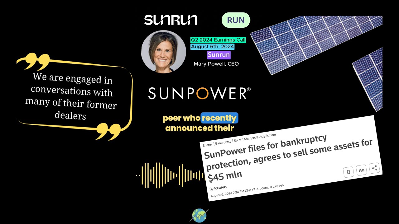 SunRun CEO Mary Powell on the SunPower Bankruptcy - YouTube