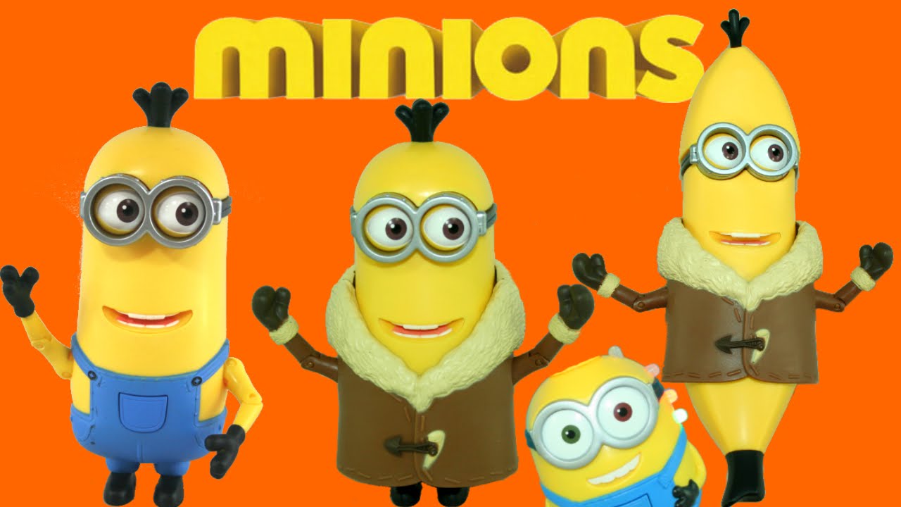 Minions Movie Build-A-Minion Arctic Kevin & Banana Costume - YouTube