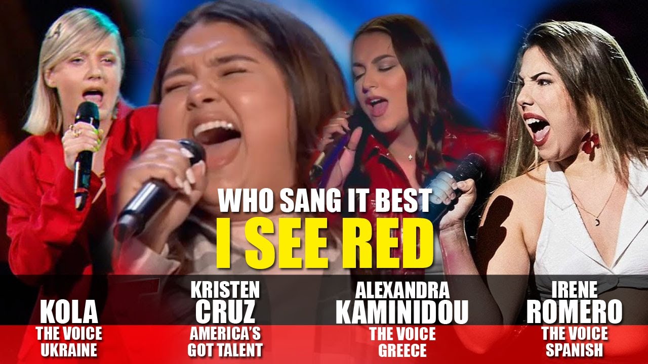Outstanding “I See Red” covers in AGT & The Voice | WHO SANG IT BEST ...