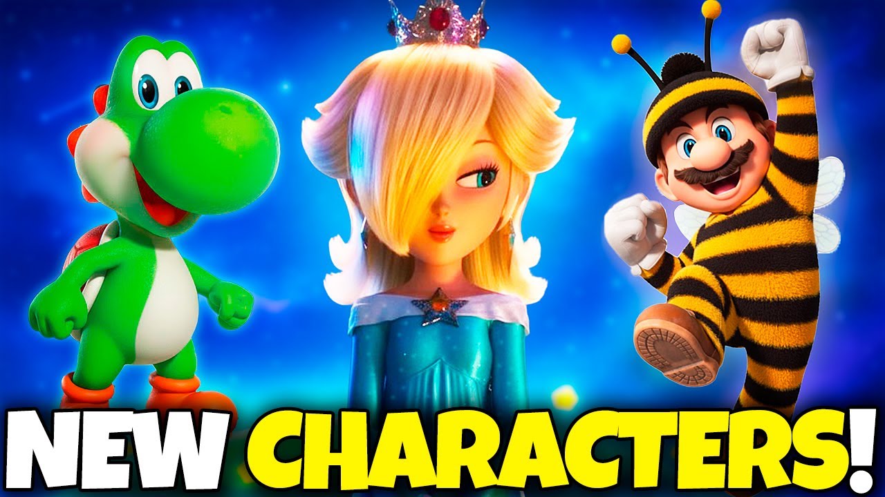 All 34 NEW Characters in the Super Mario Galaxy Movie ⭐🚀 - YouTube