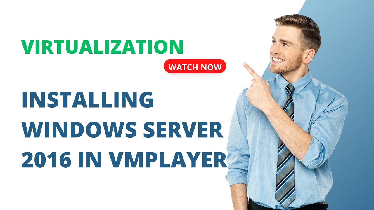 Installing Windows server 2016 in VMPlayer - YouTube