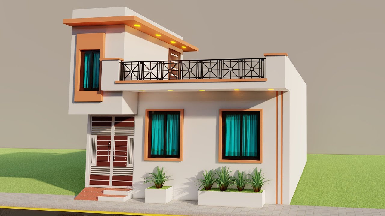 Village house plan,2 Bedroom makan ka naksha,3D Small ghar ka naksha ...