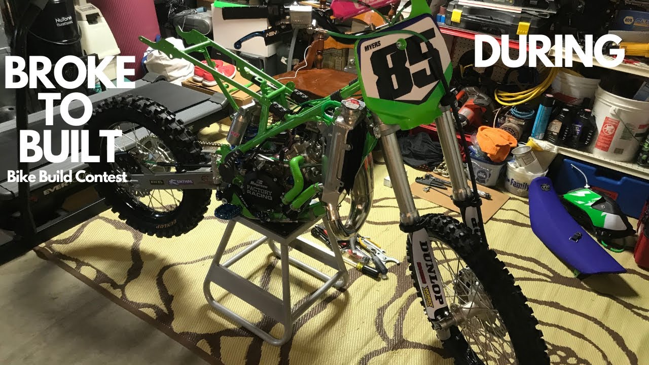 BROKE TO BUILT 2022 | BIKE BUILD CONTEST (DURING) KX85 2002 - YouTube