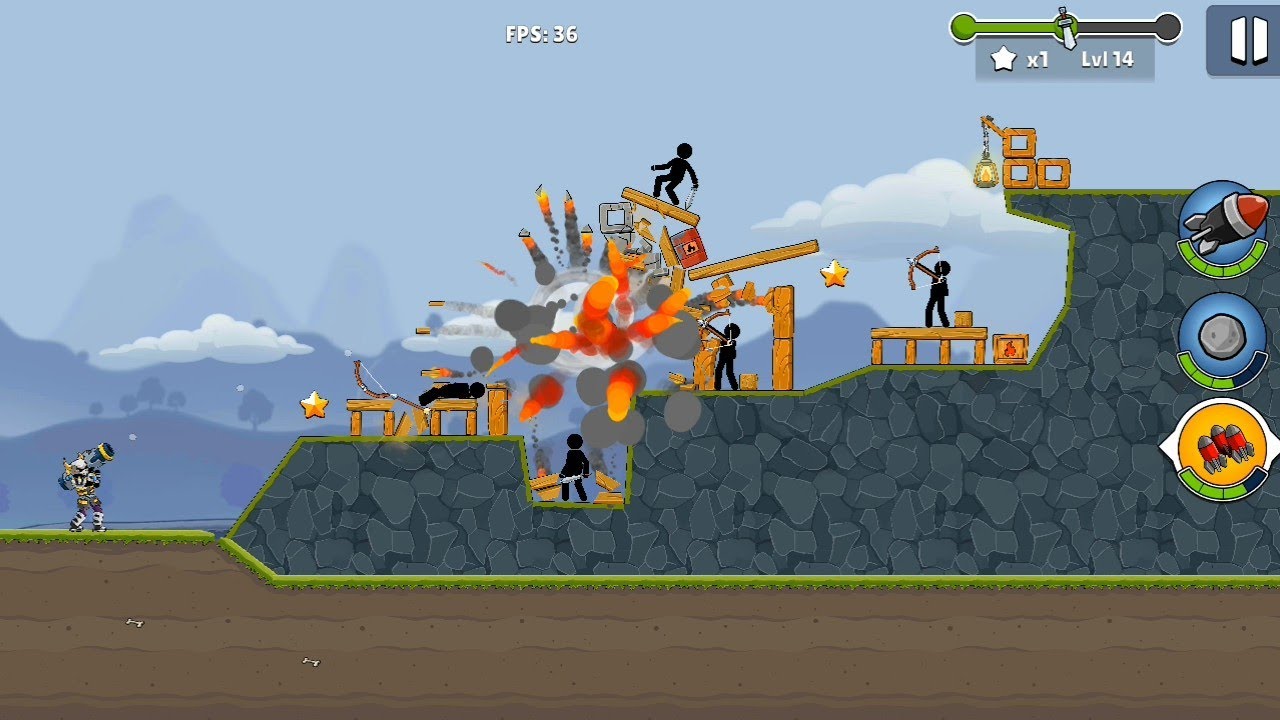 Boom Stick : Bazooka Puzzles - Season 1 Level 14 | New Gameplay ...