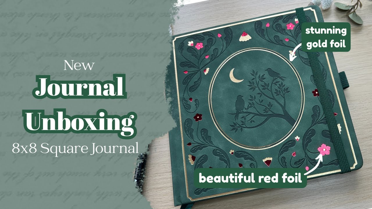 “Unboxing my first Square Journal “ Tiefossi Moonlight Melody 8x8 - YouTube