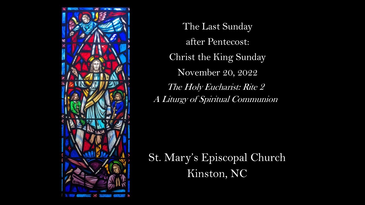 Sunday Morning Liturgy: The Last Sunday after Pentecost - Christ the ...