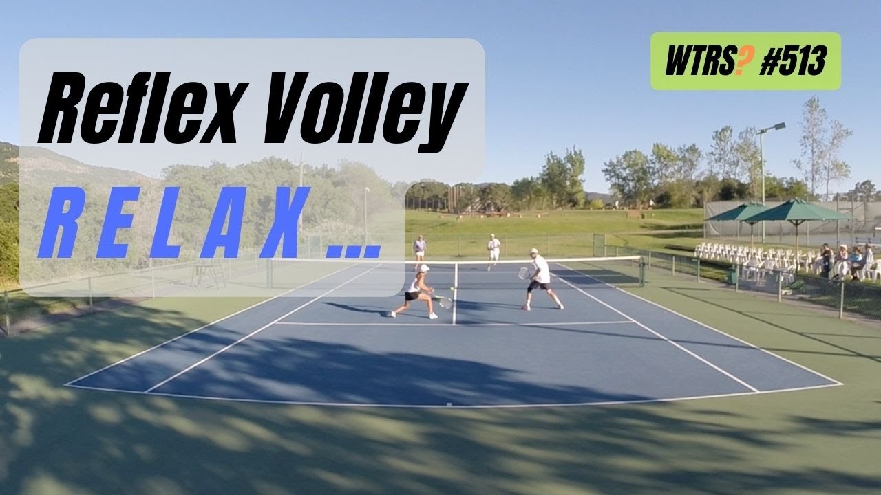 Tennis Doubles. How To Reflex Volleys - Part 2. What's The Right Shot ...