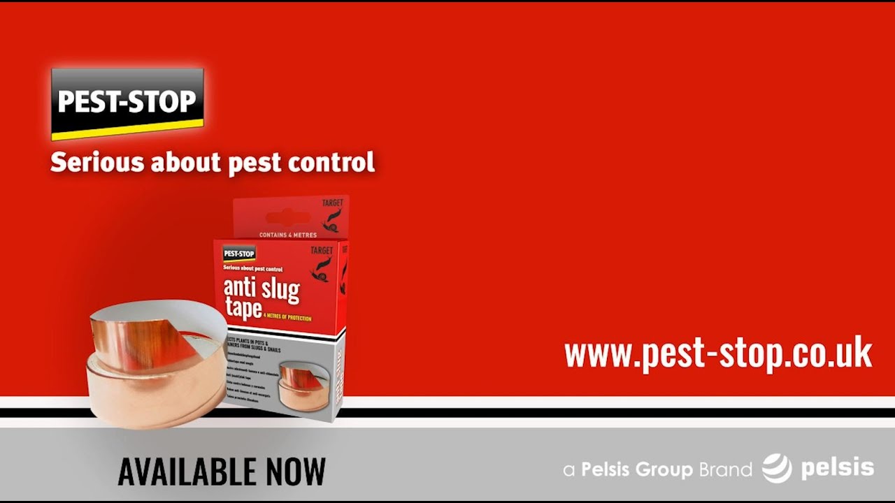 Pest-Stop Anti Slug & Snail Tape - YouTube