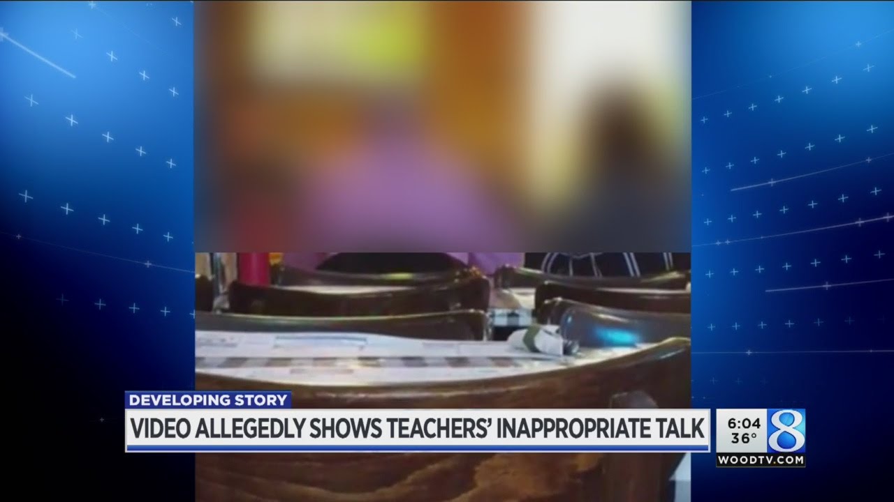 Video allegedly shows teachers’ inappropriate talk - YouTube