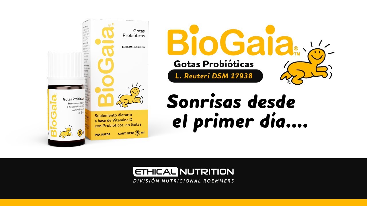 BioGaia · Gotas Probióticas - YouTube