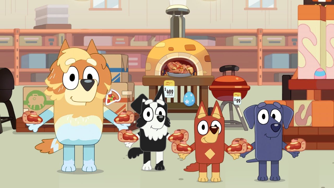 Bluey: Hammerbarn Pizza Party 03 - YouTube