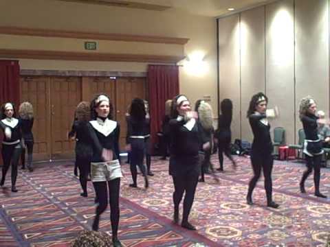 Irish dance team practice - YouTube
