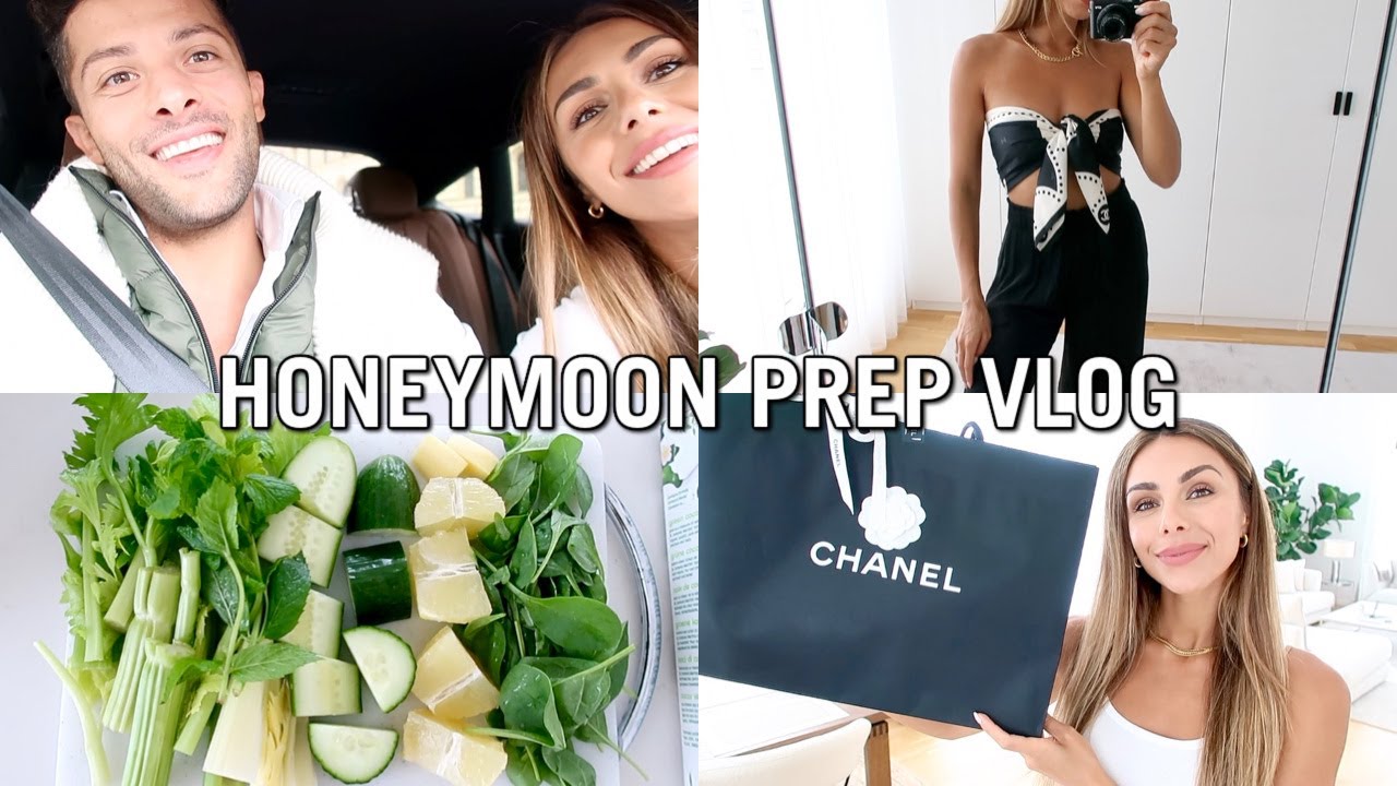 Vlog Honeymoon Prep Pack With Me And Try On Haul Annie Jaffrey Youtube