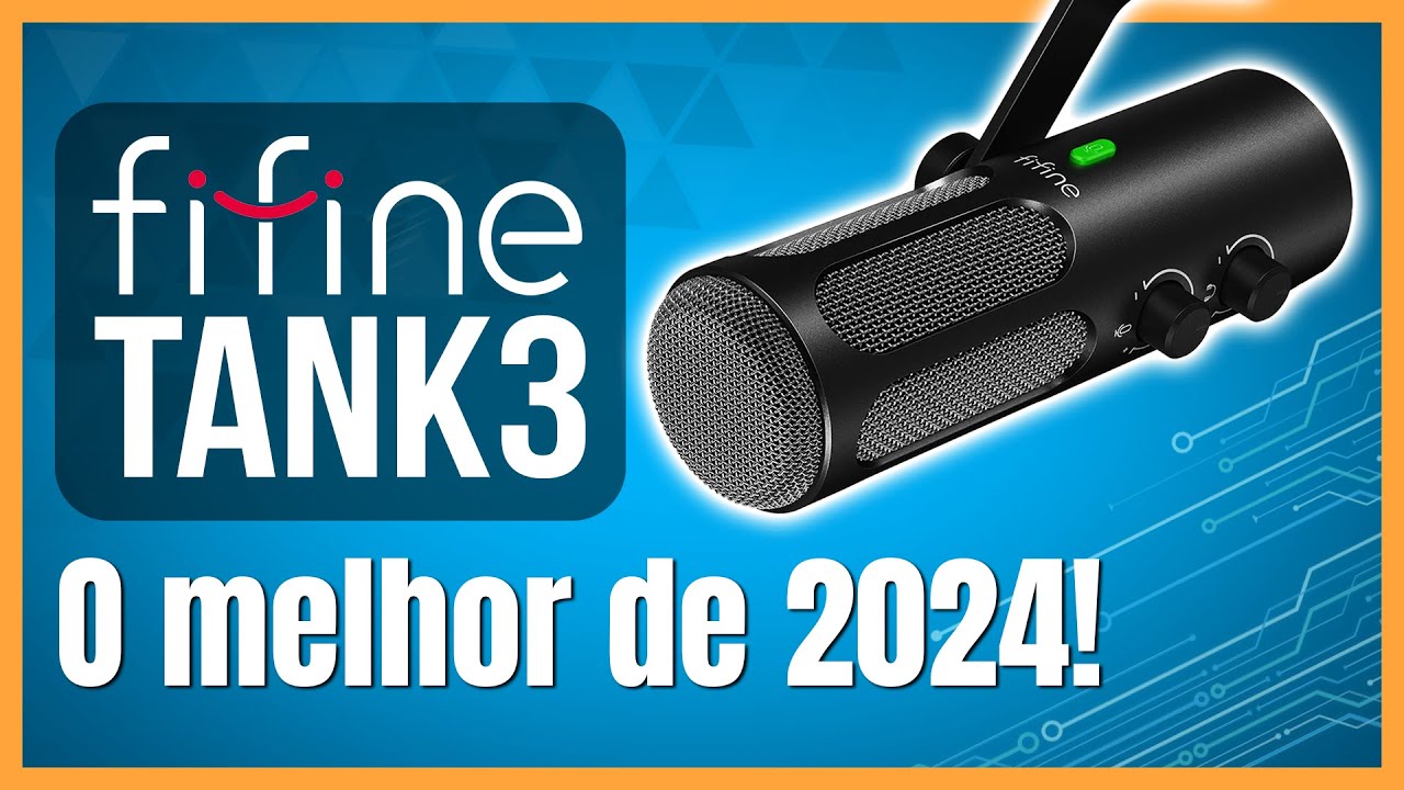 FIFINE Tank 3: O Melhor Microfone para PodCast, Gravações e ...