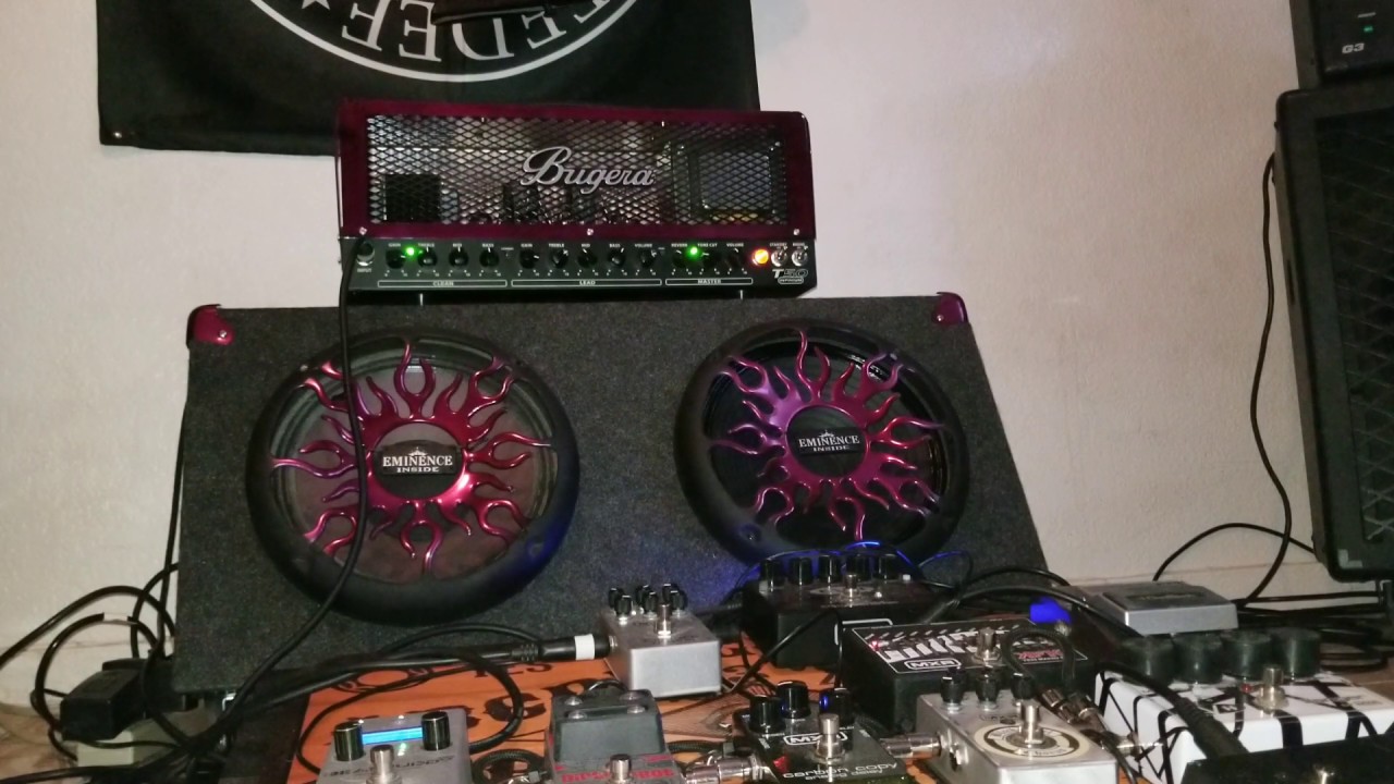 Bugera infinium t50 with custom 2x10 - YouTube