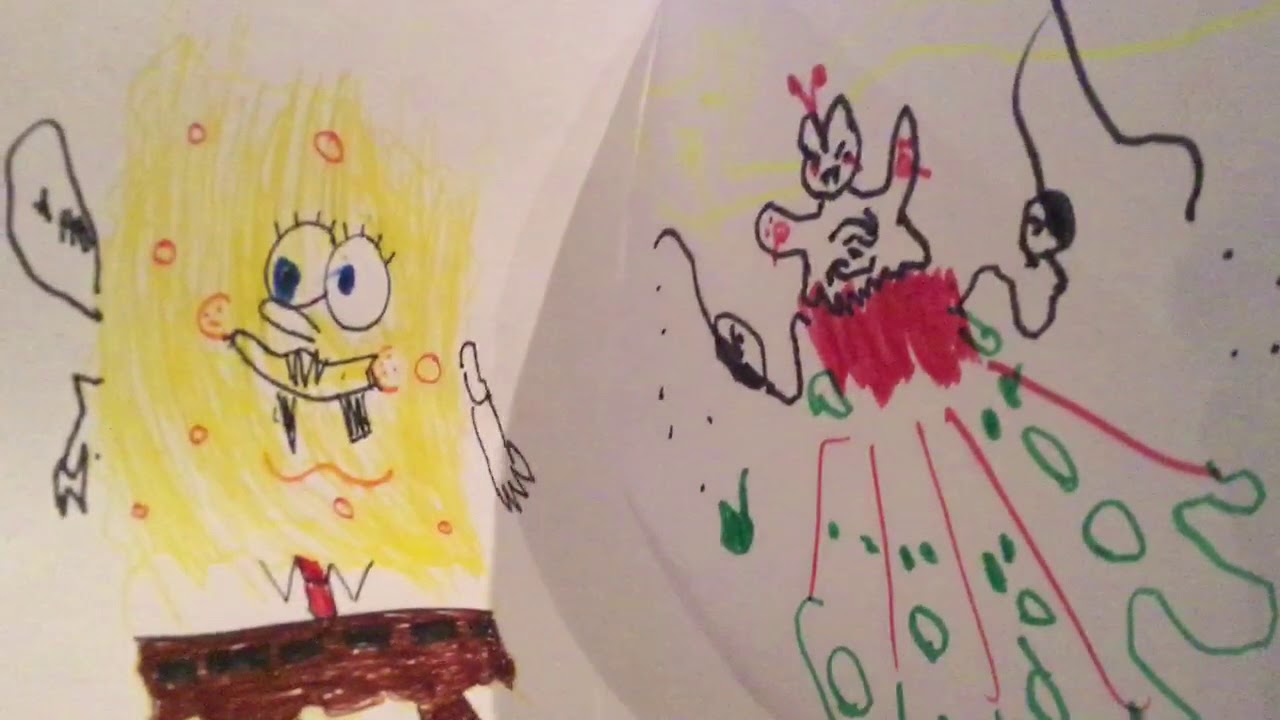 Spongebob Explores A Big Haunted House - YouTube