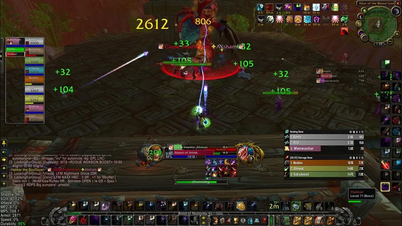 WoW Classic SoD level 60 shadow priest pve Zul'Gurub HM idol run 3 - YouTube