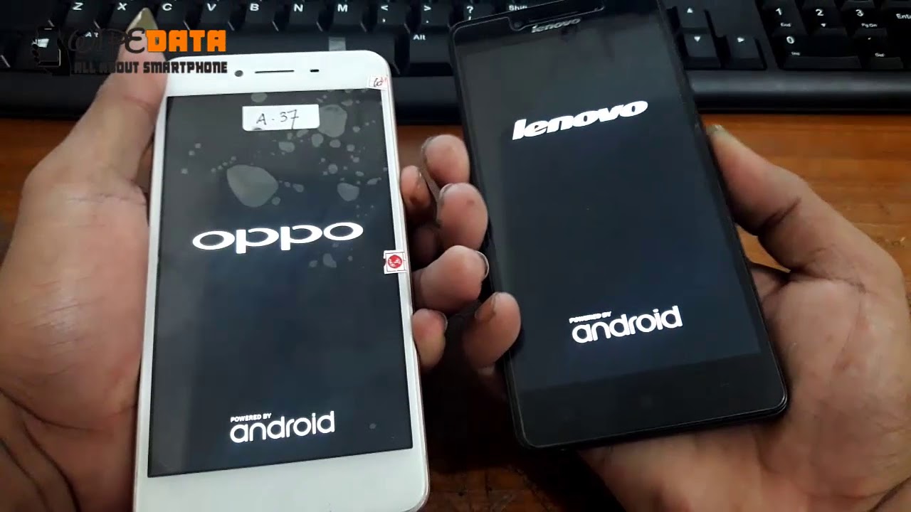 SPEED TEST BOOTING OPPO A37F VS LENOVO A6000 - YouTube