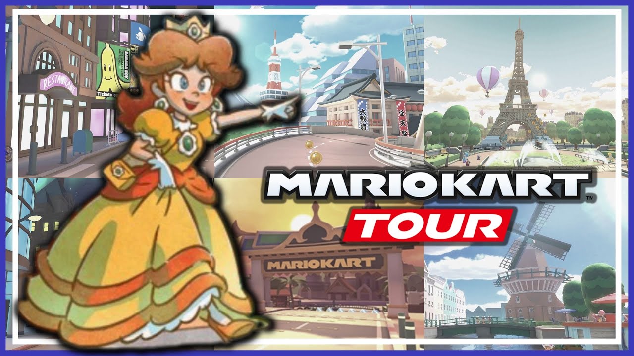 Princess Daisy Races Around the World | Mario Kart Tour - YouTube